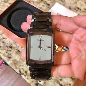 Fossil Accessories | All Black Mens Watch 20mm | Poshmark